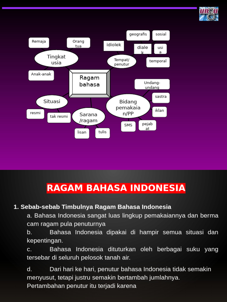 Ragam Bahasa Indonesia | PDF