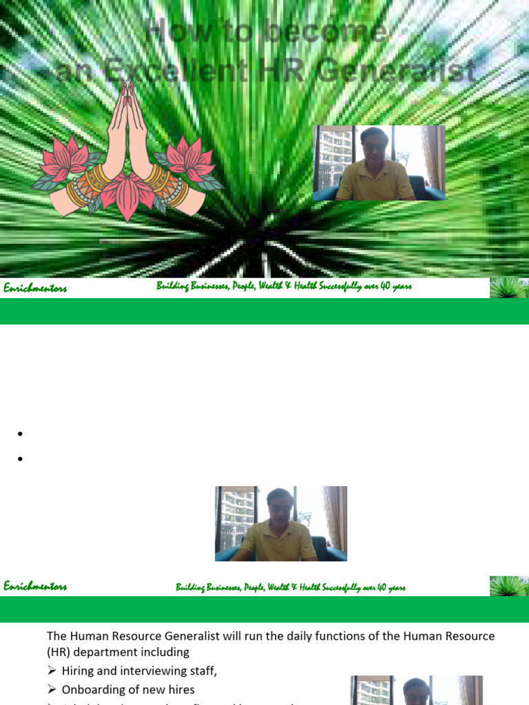 Excellent+HR+Generalist-+Overview | PDF