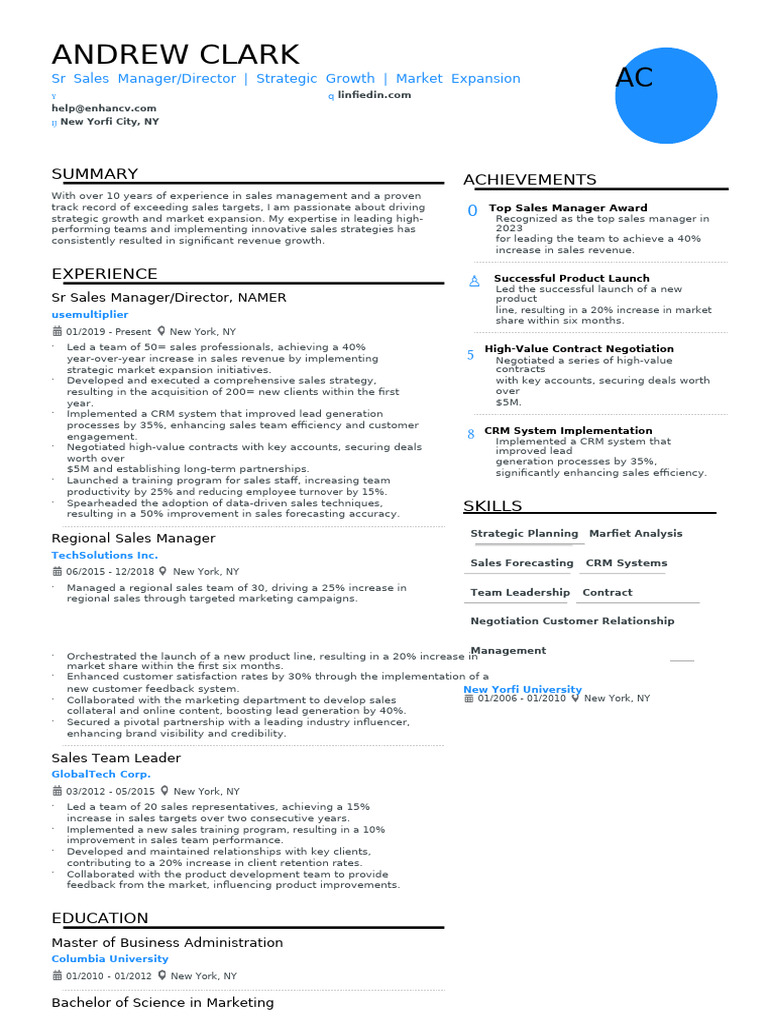 Andrew Clark Resume | PDF