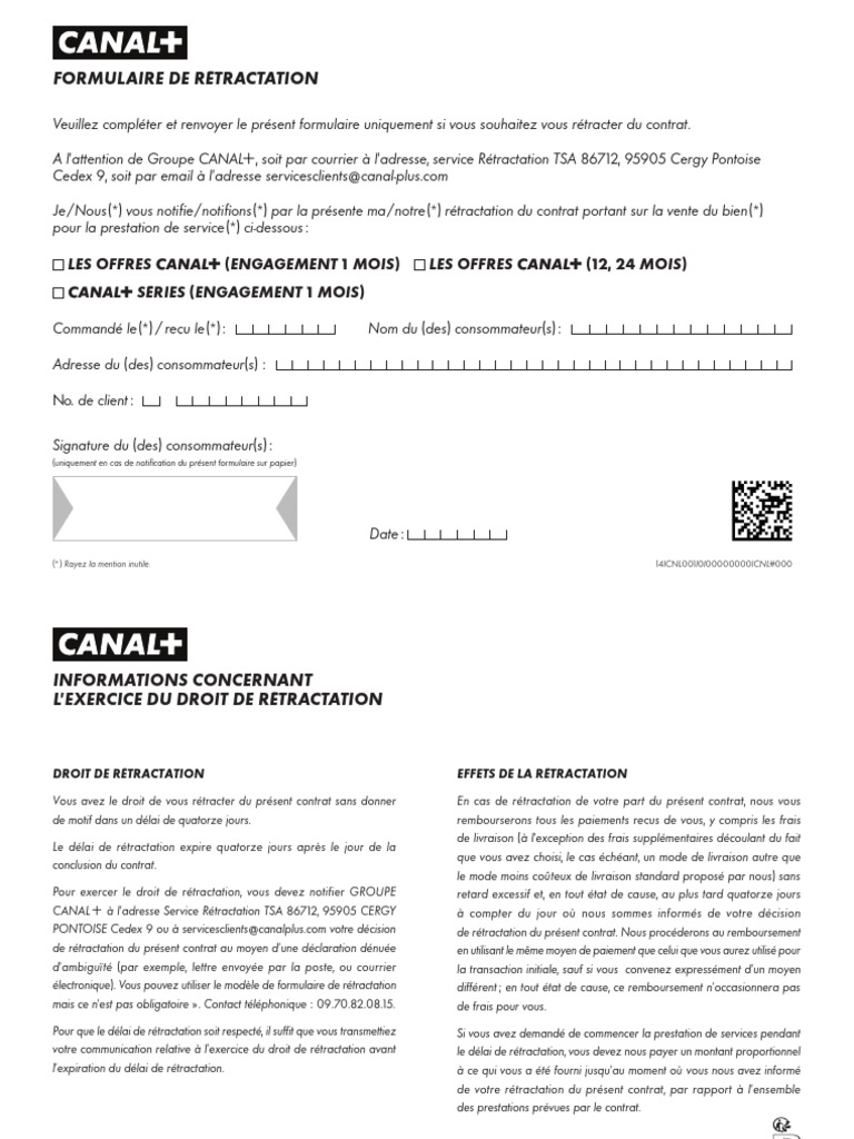 Form Retractation | PDF