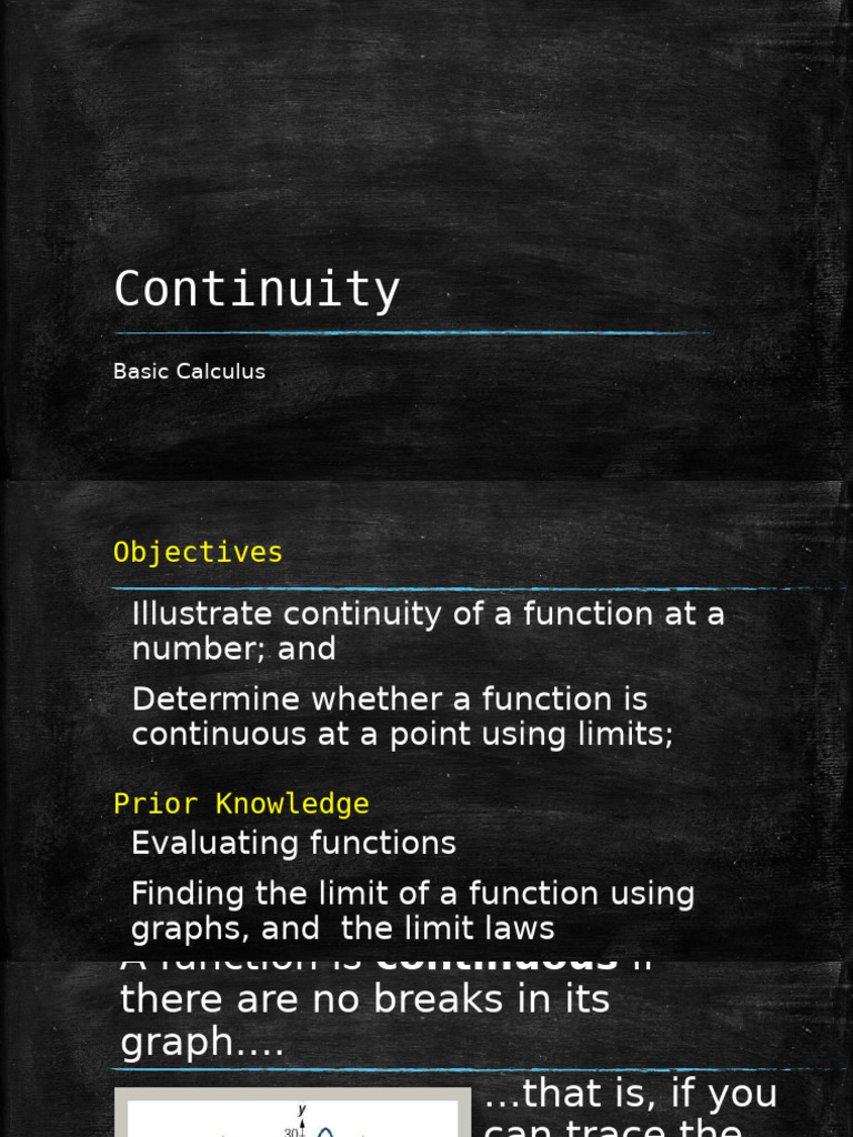 06 Continuity | PDF