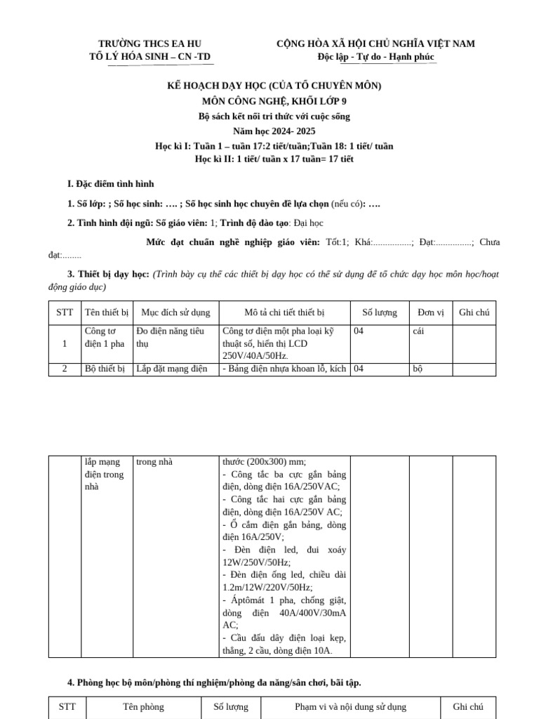 PL1 CN9 KNTT 2024 - 2025 | PDF