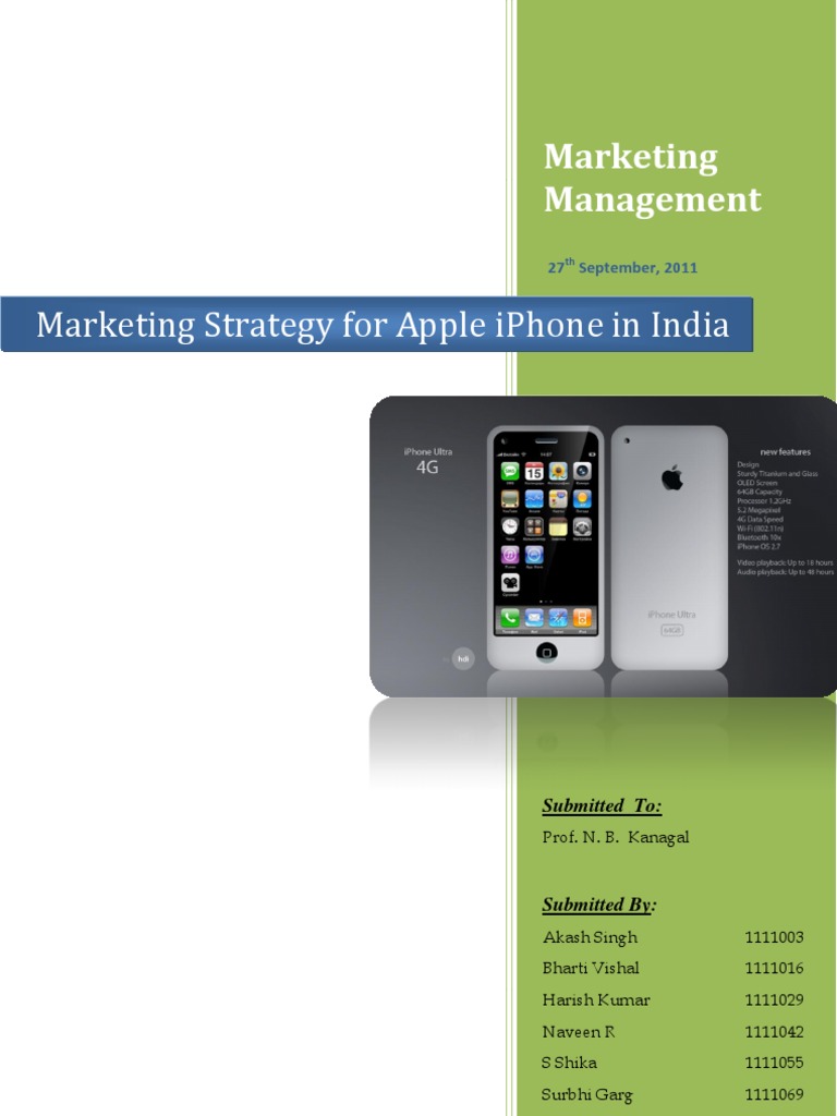 Iphone Proposal | PDF | Marketing | Brand
