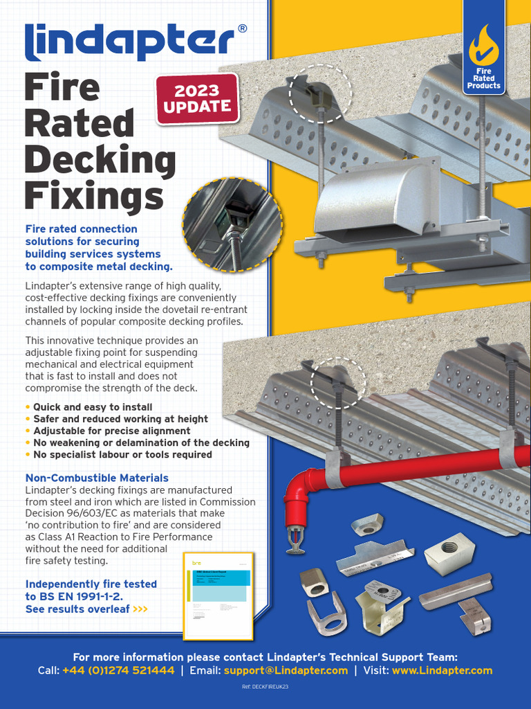 lindapter-fire-rated-decking-fixings (1) | PDF