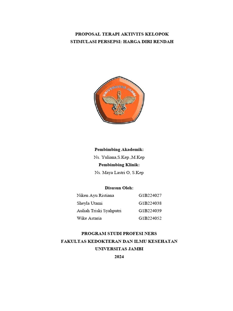 Proposal Terapi Aktivits Kelompok HDR RSJ Revisi | PDF