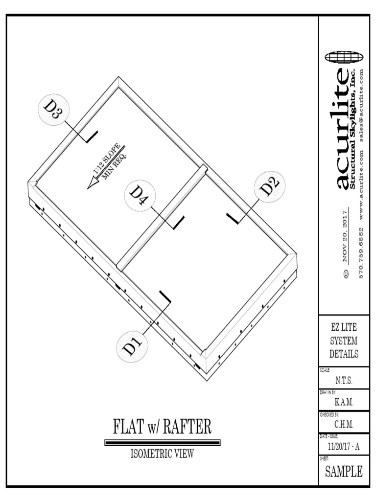 Acurlite EZ Lite Flat Rafter | PDF | Silicone | Glasses