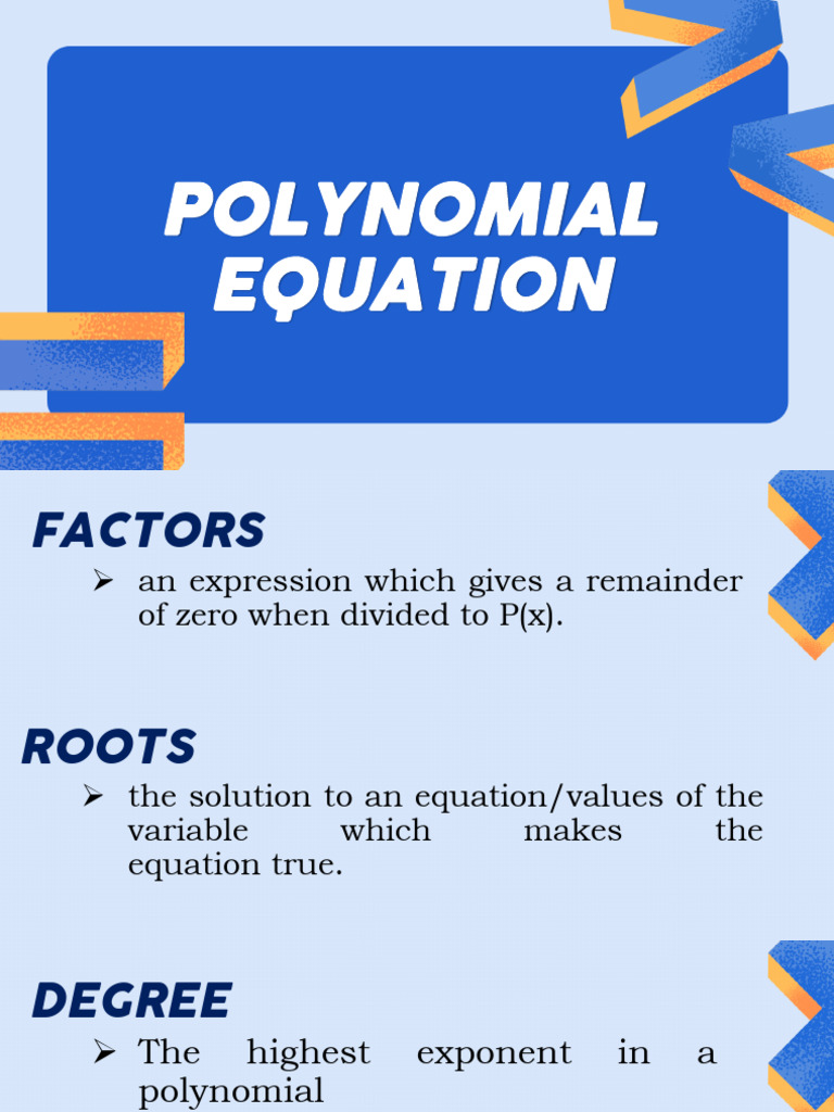 Polynomial Equation | PDF