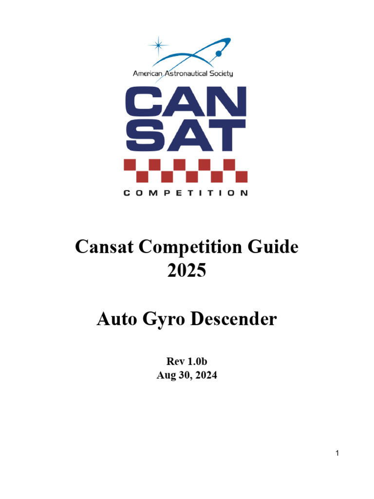 CanSat 2025 | PDF