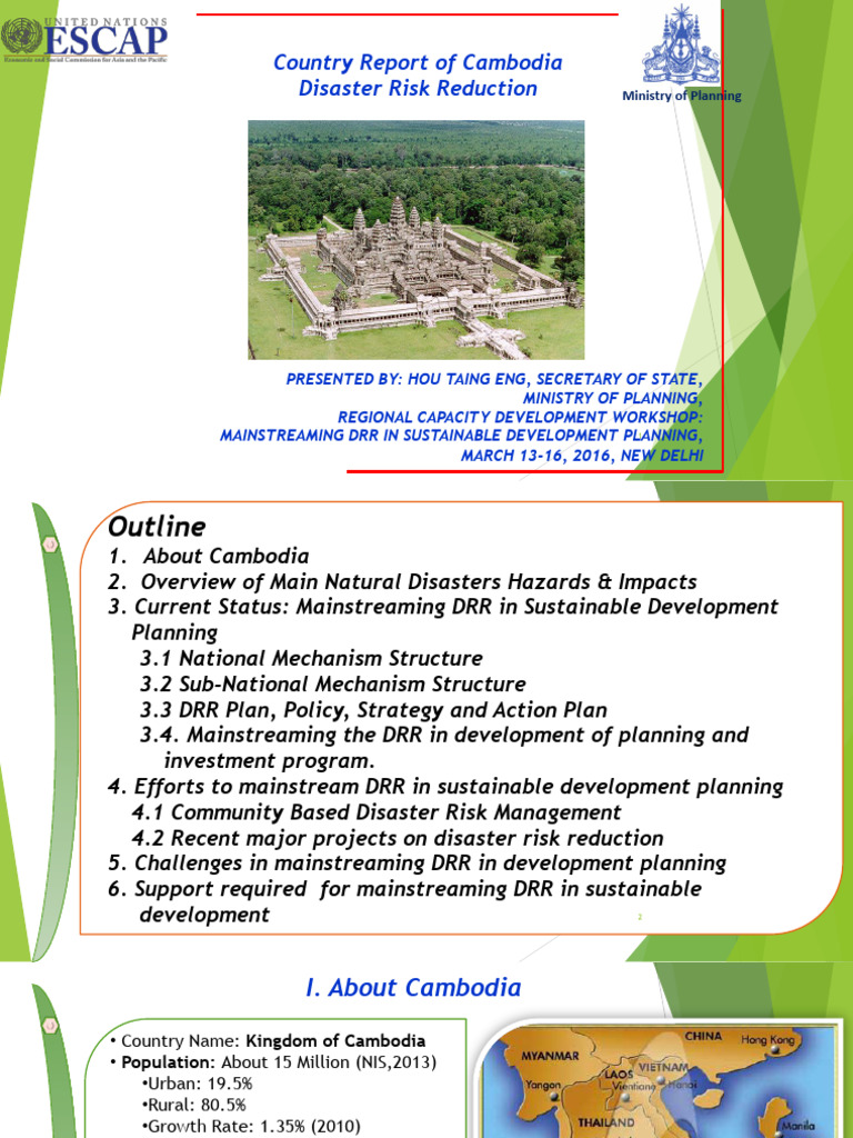 Cambodia Country Presentation | PDF