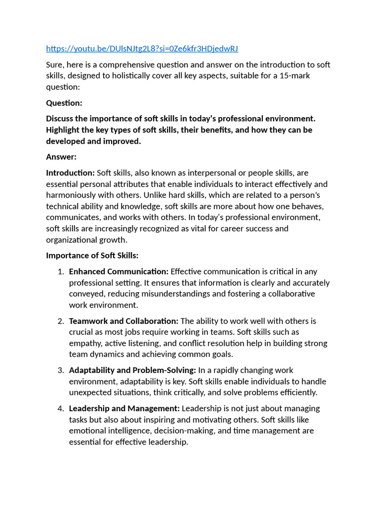 Aec Soft Skills | PDF