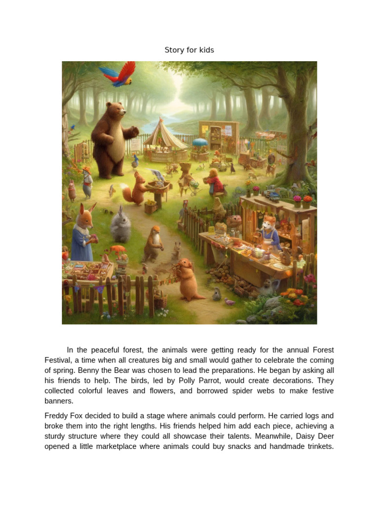 Story For Kids 1 | PDF