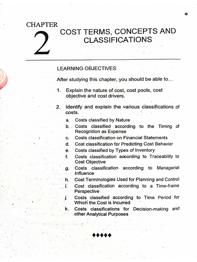 Chapter 2 Cost Accounting | PDF