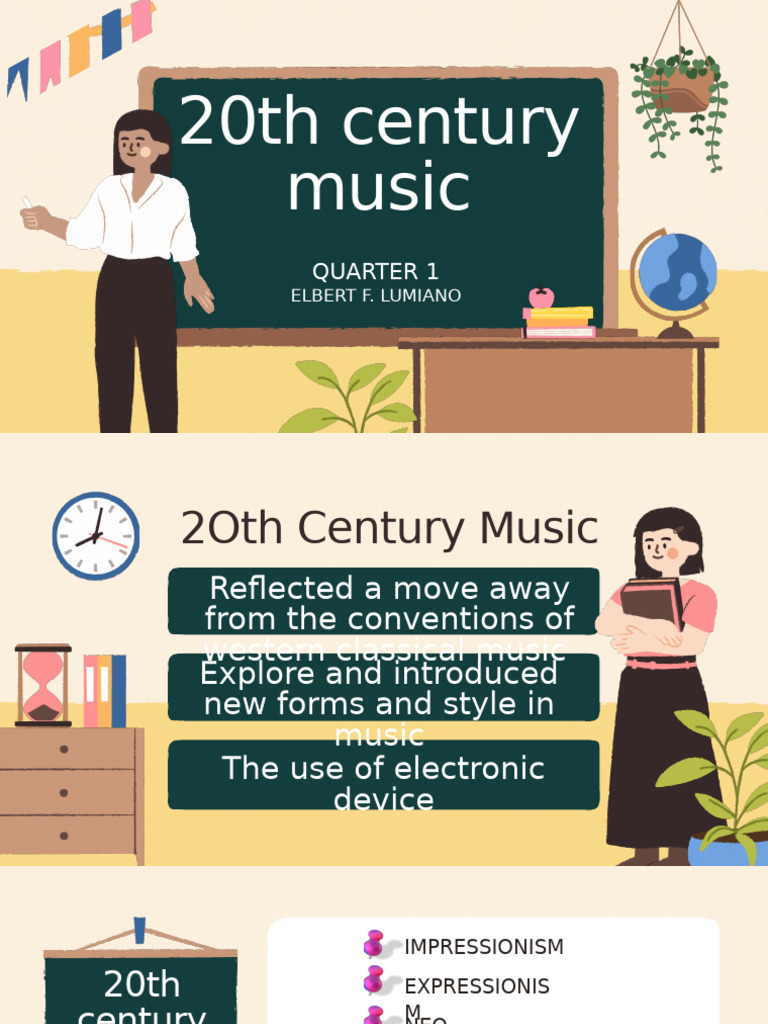 20th Century Music Styles Overview | PDF | Musicology | Art