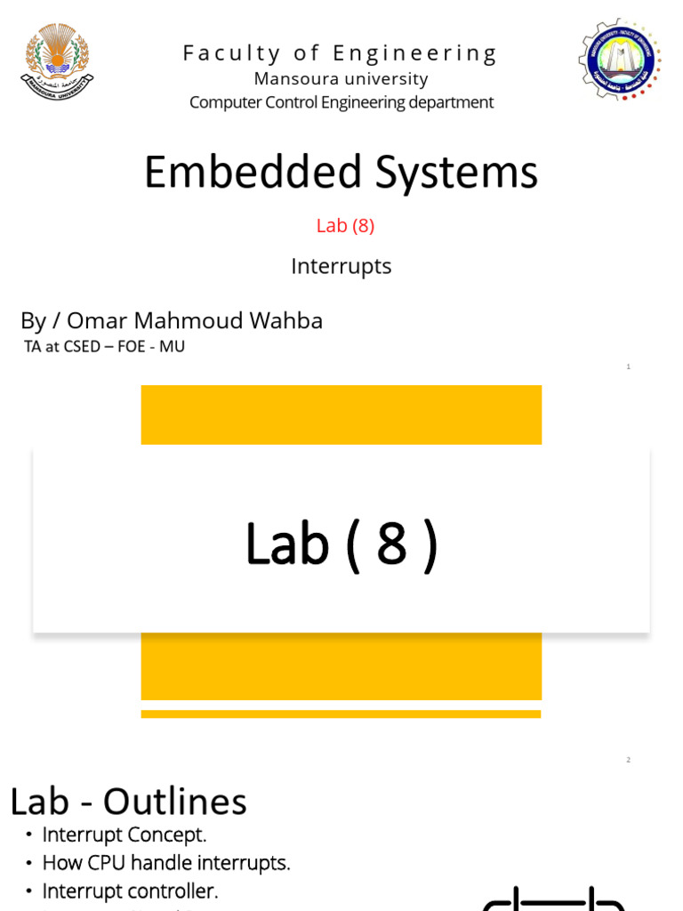 Lab8 Interrupts | PDF