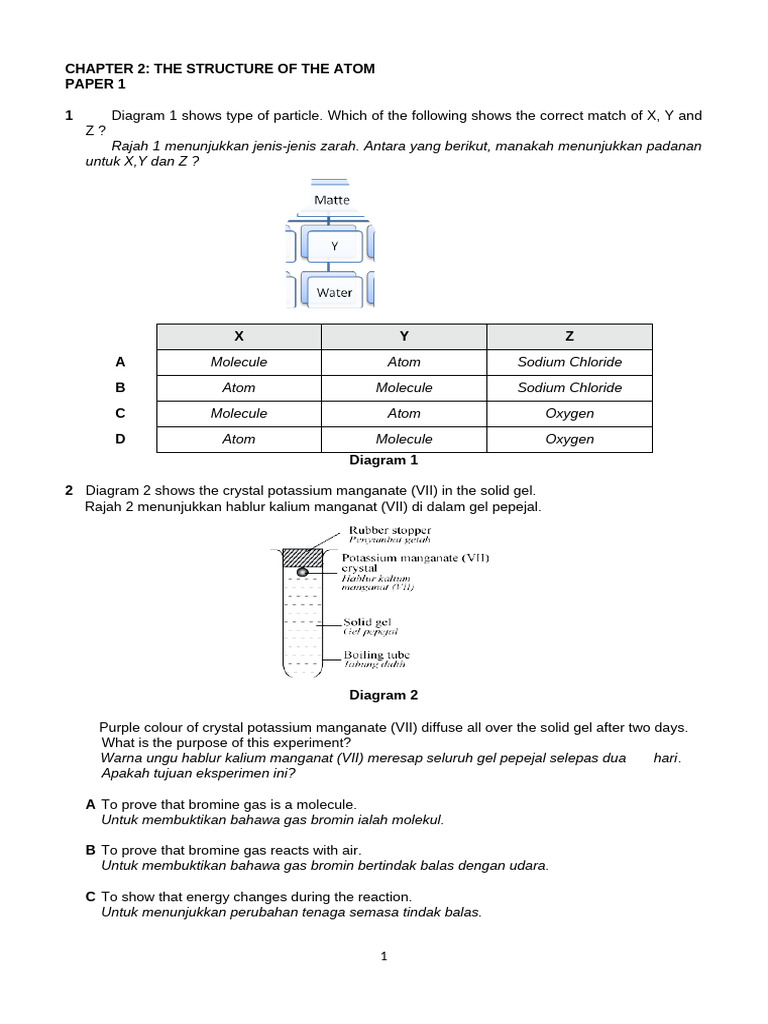 Chapter 2 - Test | PDF