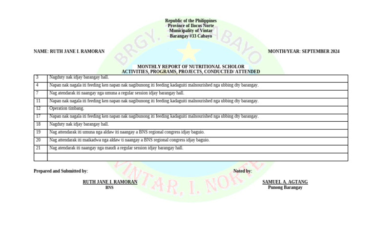 BNS Acc Report 2024 Jan | PDF