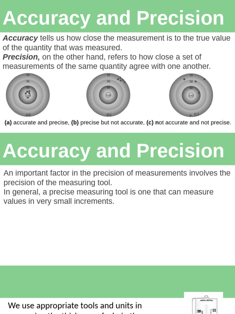 Understanding Accuracy and Precision | PDF | Computers