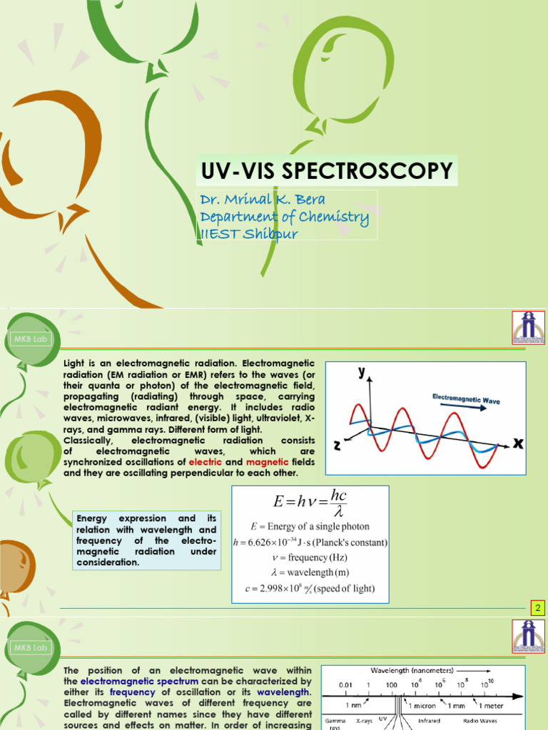 UV-VIS Spectros | PDF