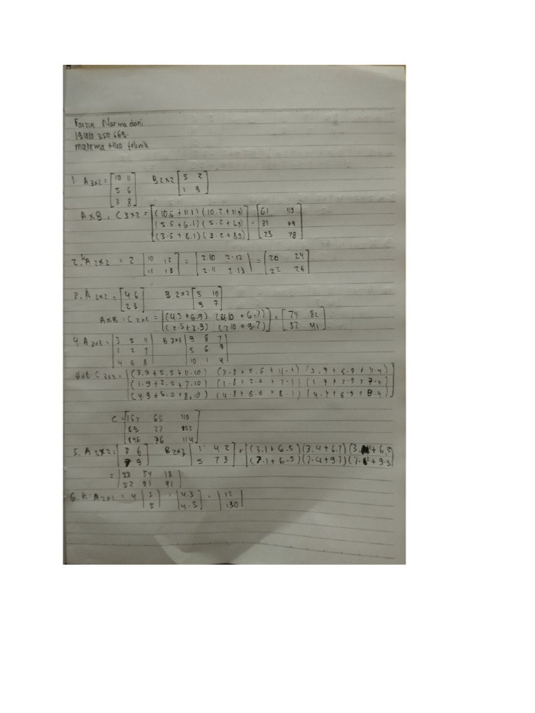 Tugas Matek Pert (4) Faizin Narmadani | PDF