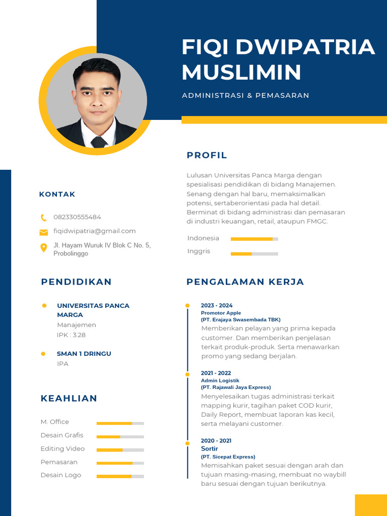 Contoh Lampiran Apply Kerja | PDF