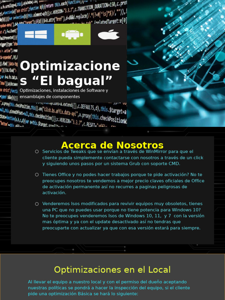 Optimizaciones | PDF