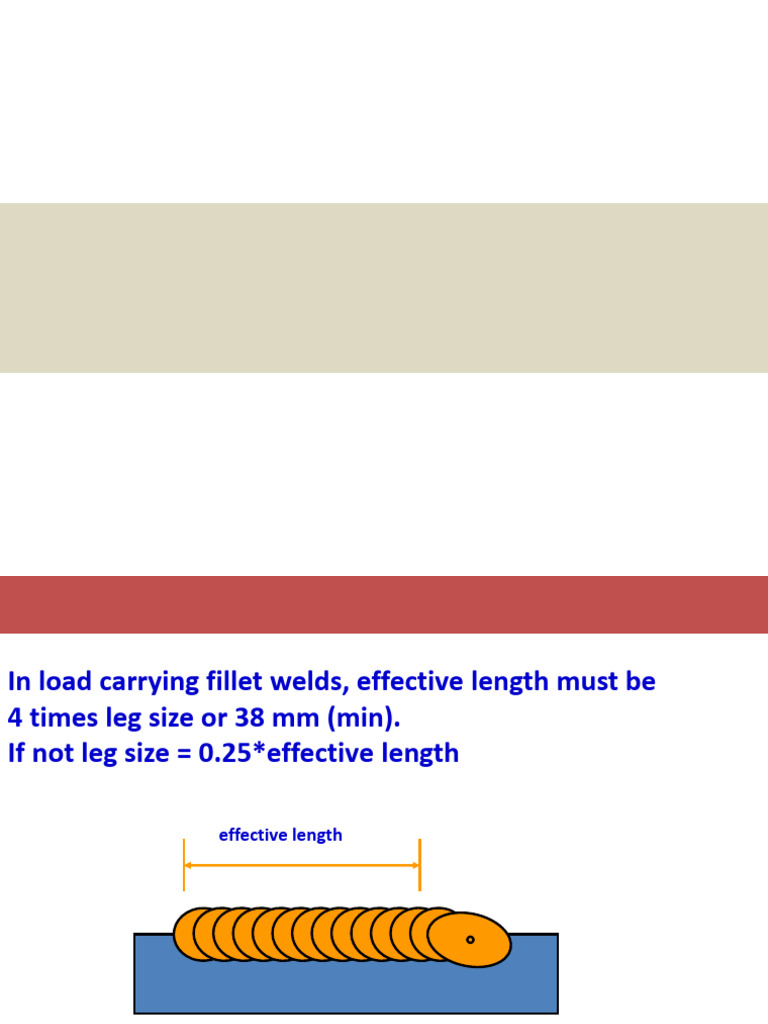 WELD DESIGN SPECIFICATIONS-CONNECTIONS-notes | PDF