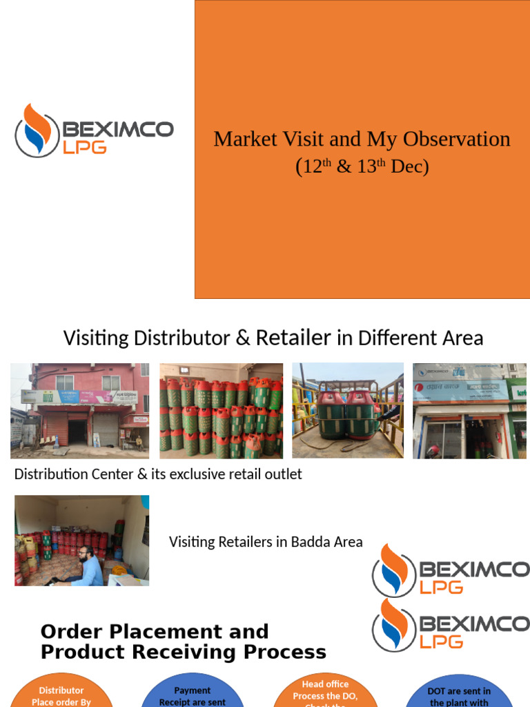 Presentation On Market Visit | PDF