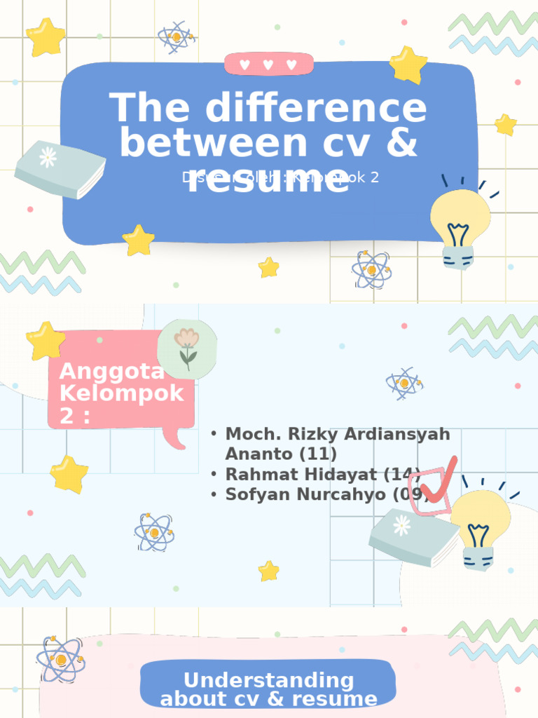 CV & Resume Kelompok 2 (Ardi, Wawan, Sofyan) | PDF
