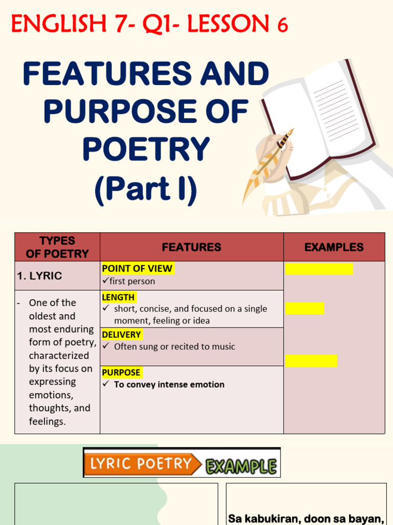 Q1 ENGLISH LESSON 6 | PDF