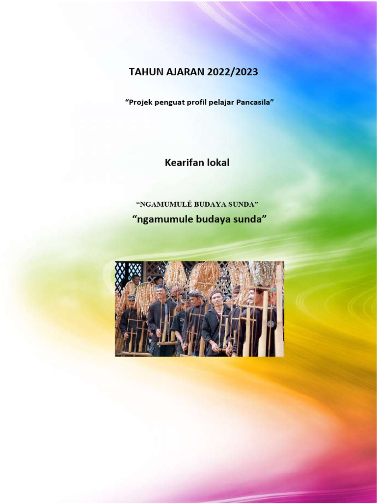 Modul Tema 3 Kearifan Lokal | PDF