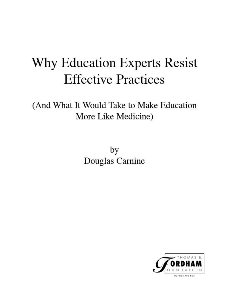 Teach Profession Carnine | PDF