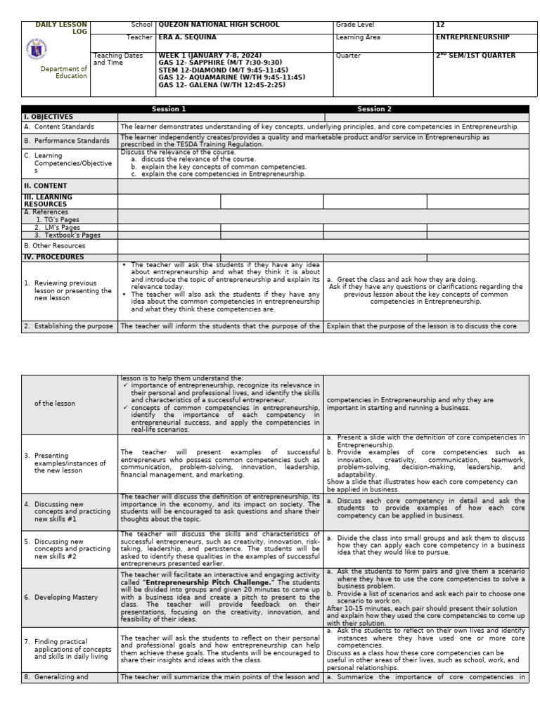 ENTREP Q1 WEEK1 Edited | PDF