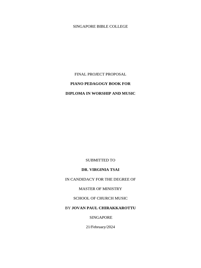 Jovan - Project Proposal. Editeddocx | PDF