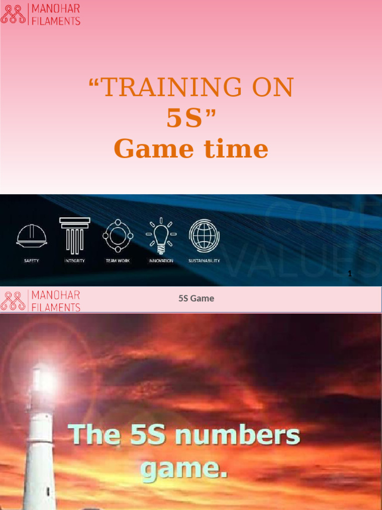 5S Game | PDF