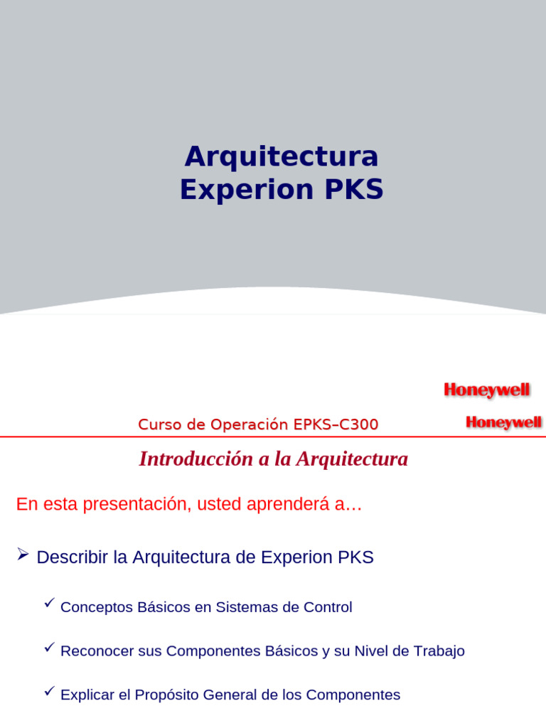02 Arquitectura Sistema Experion PKS - (OK) 2 | PDF