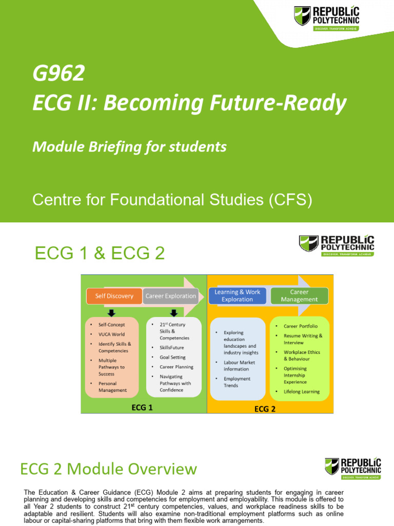 G962 AY2024 Sem1 Module Briefing For Students | PDF