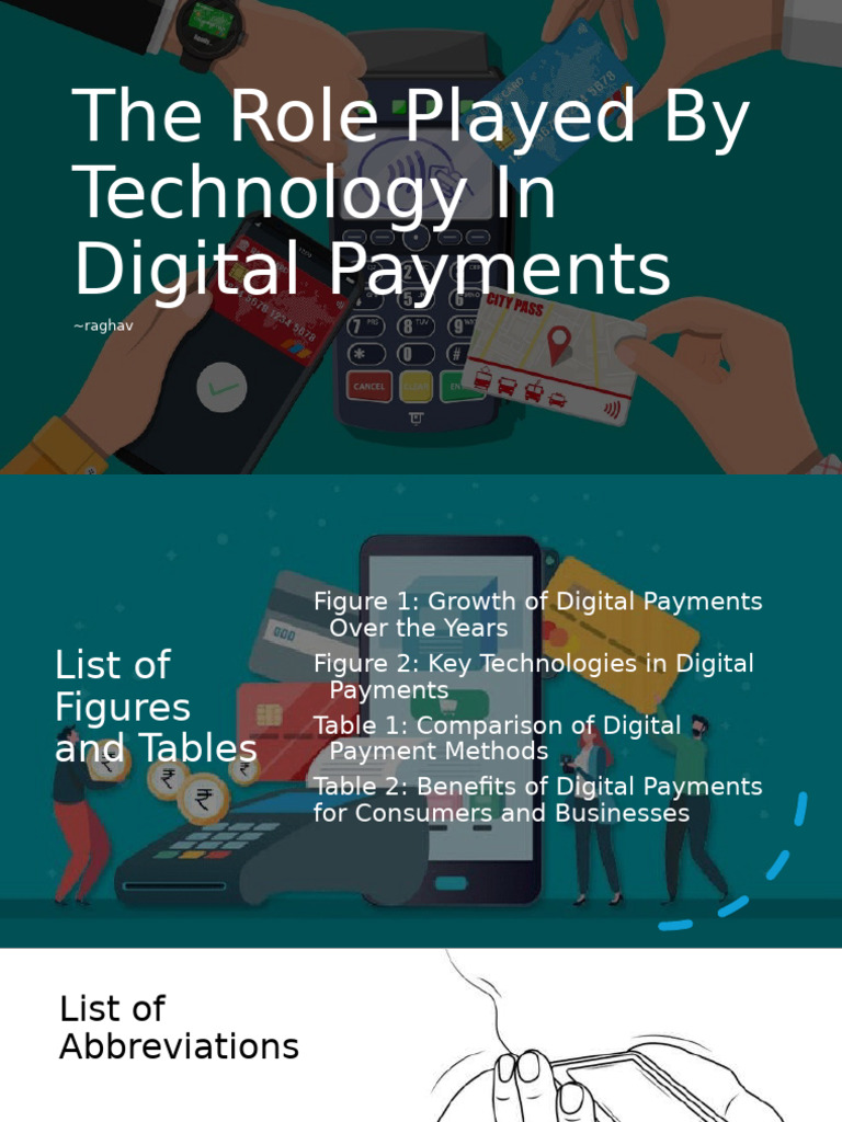 Role Played by Technology in Digital Payments | PDF