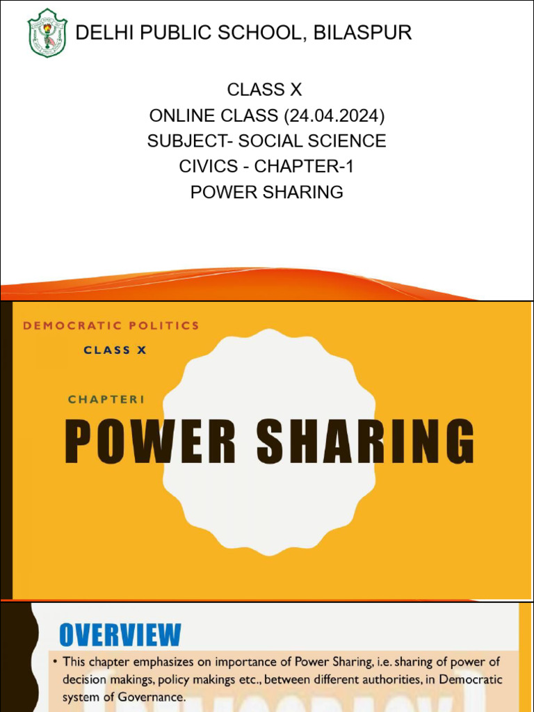 Power Sharing | PDF