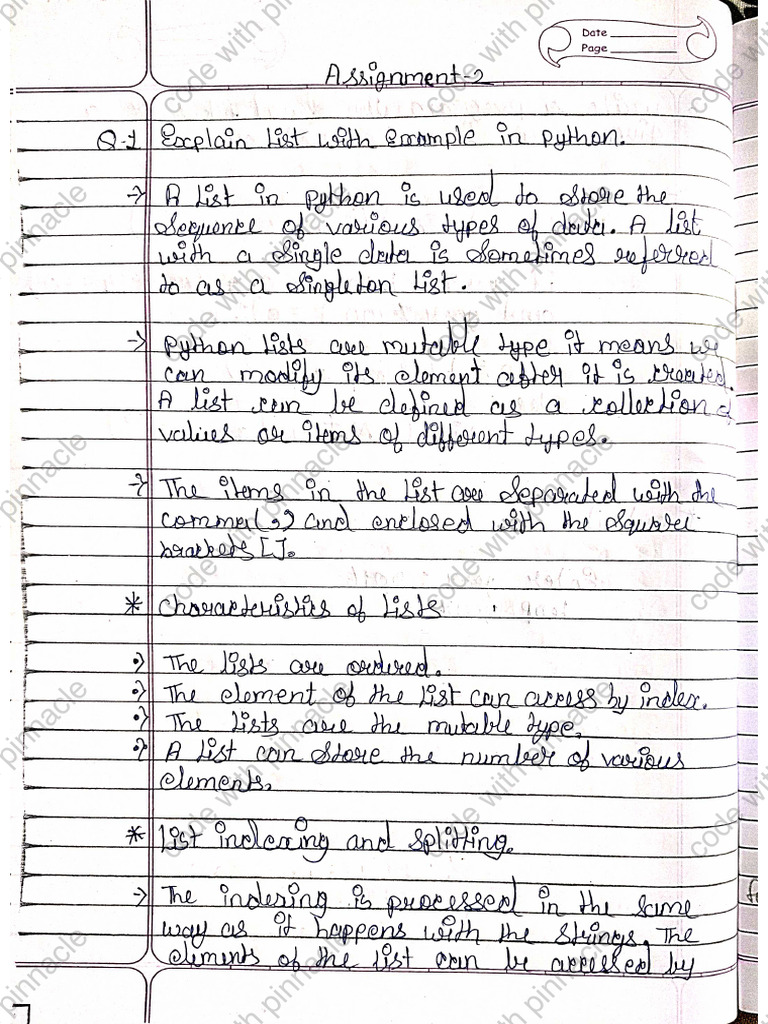 Python All Assignment | PDF