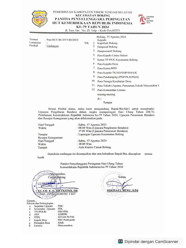 Undangan Hut Ri Ke 79 Tahun 2024 Pdf