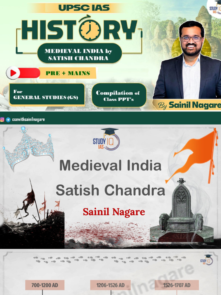 Full PPT's Compilation Satish Chandra | PDF