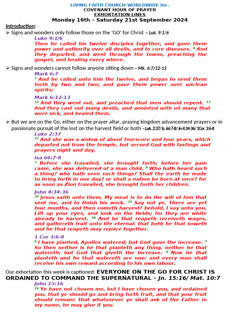 With SCRPTR CHOP EXHORTATION LINE SEPT 16, 2024 Everyone On The | PDF