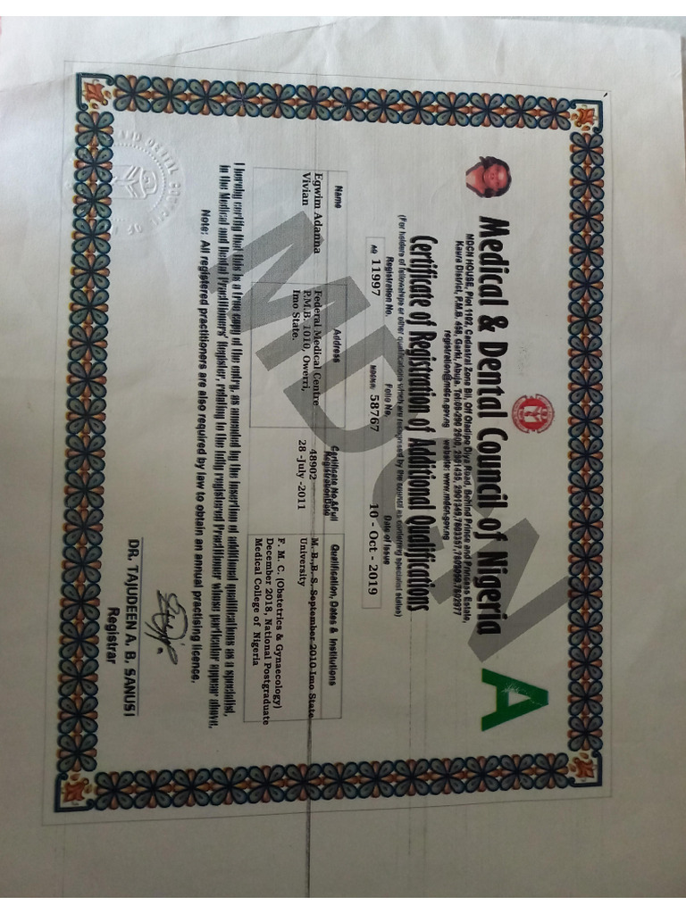 Additional Qualification | PDF