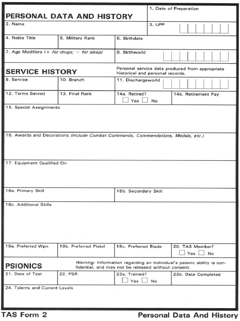 TAS Form2 | PDF