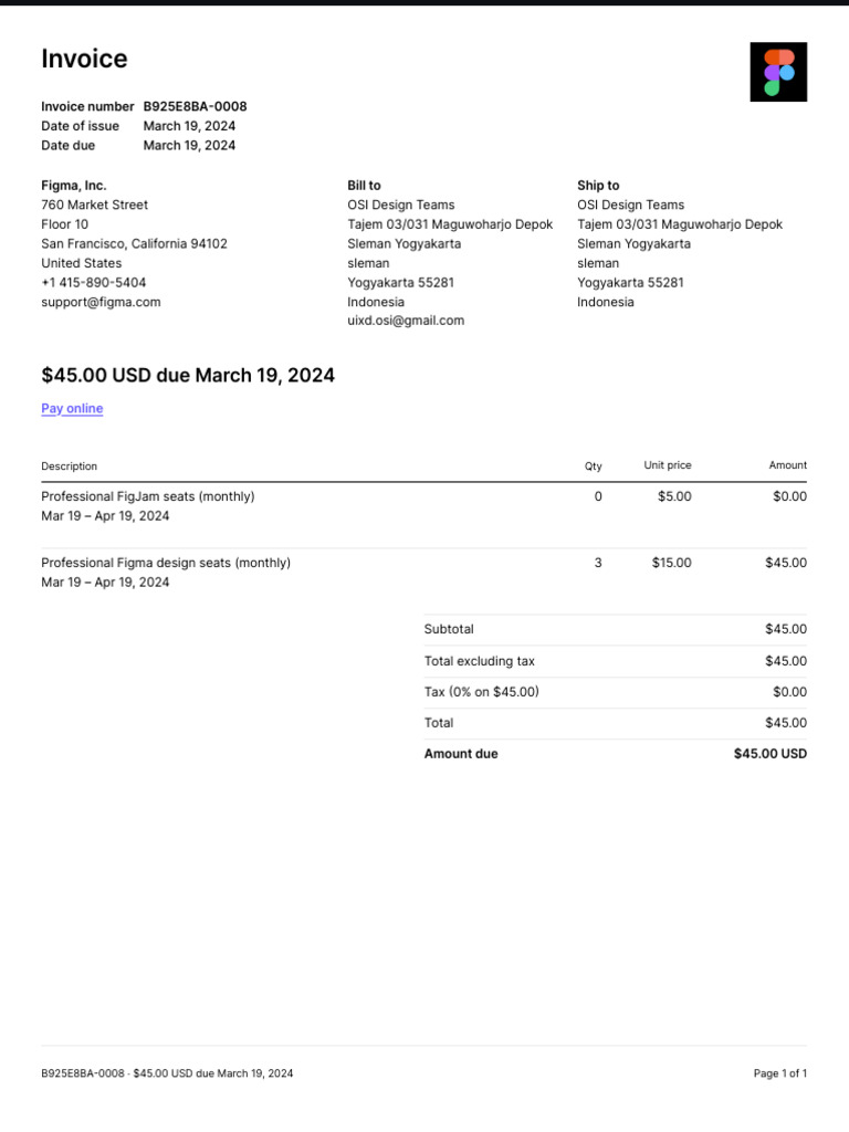 Invoice B925E8BA 0008 | PDF