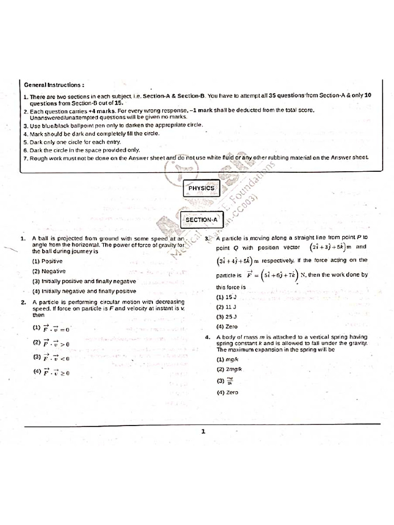 RM FT 3 Phase 2 Full Question Paper | PDF