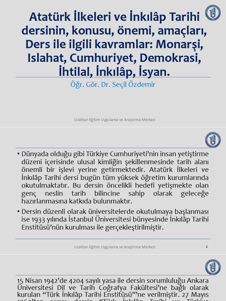 1 Hafta 1 | PDF