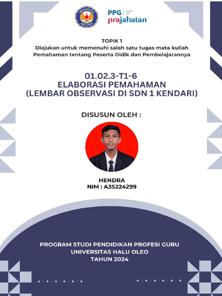 ELABORASI PEMAHAMAN (LEMBAR OBSERVASI) | PDF ELABORASI PEMAHAMAN (LEMBAR OBSERVASI) | PDF
