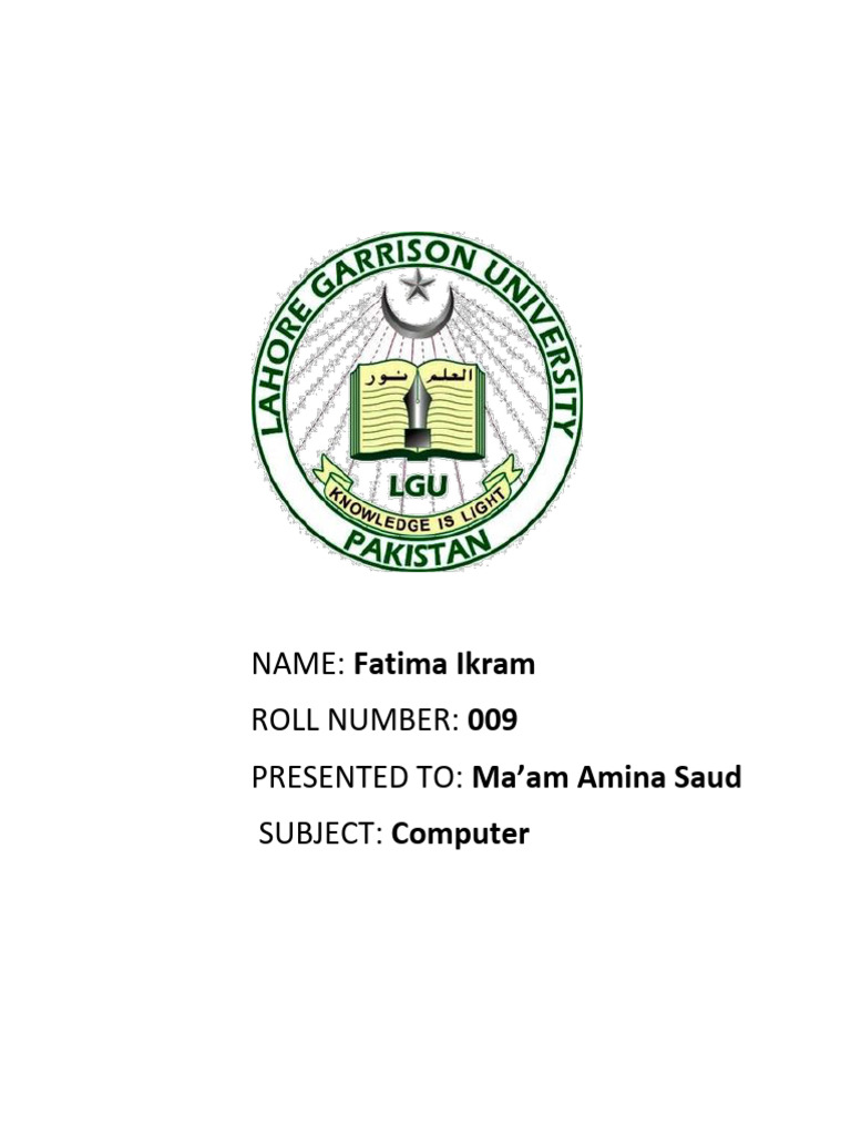 Assignment Computer Pdf 9338