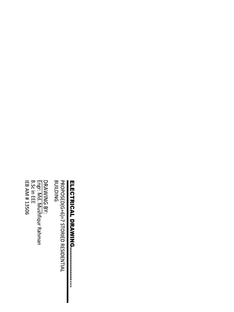 7 Stroied Building Electrical Design of MD - Josim | PDF